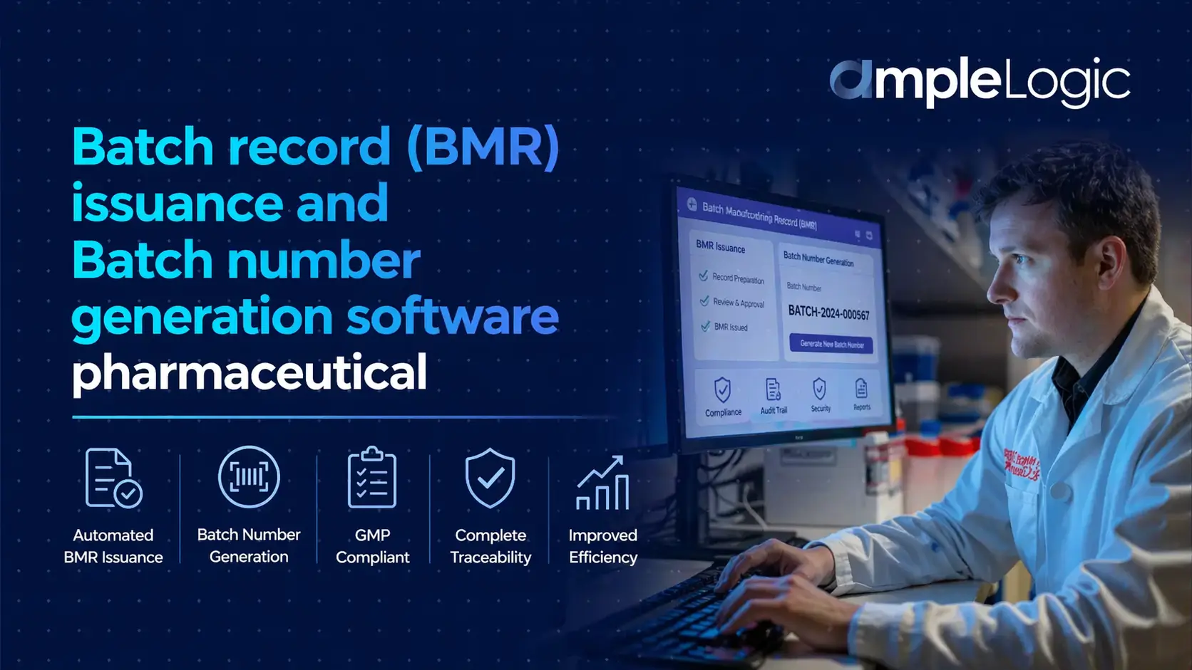 Batch record (BMR) issuance and Batch number generation software ...